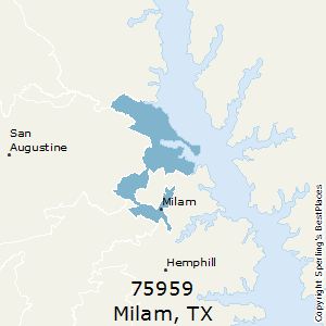 Milam (zip 75959), TX