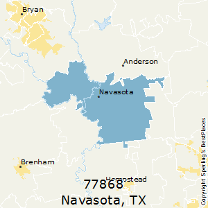 Navasota (zip 77868), TX