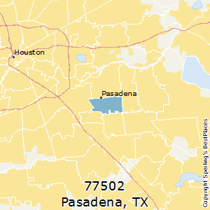 Pasadena (zip 77502), TX