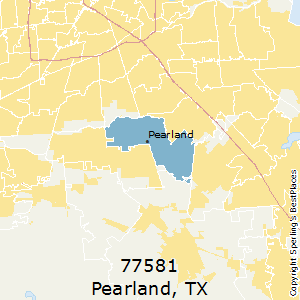 Pearland (zip 77581), TX