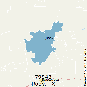 Roby (zip 79543), TX