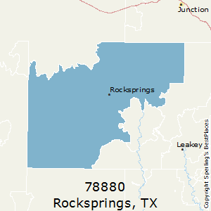 Rocksprings (zip 78880), TX