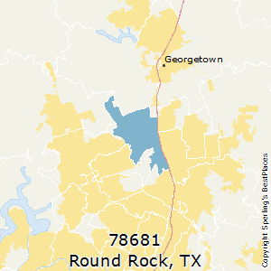 Round Rock Texas Neighborhood Map
