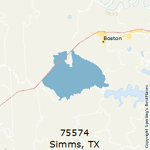 Simms (zip 75574), TX