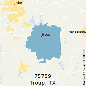 Troup (zip 75789), TX