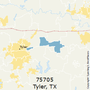 Best Places to Live in Tyler (zip 75705), Texas