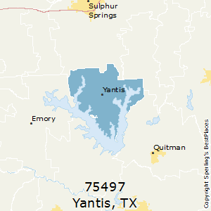 Yantis (zip 75497), TX