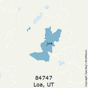 Loa (zip 84747), UT