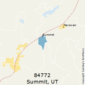 Summit County Zip Code Map - Map