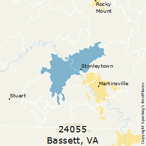 Bassett (zip 24055), VA
