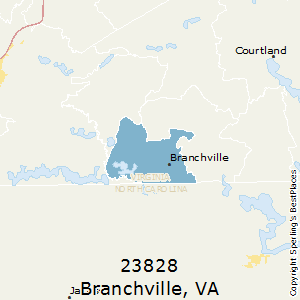 Branchville (zip 23828), VA