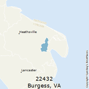 Burgess (zip 22432), VA