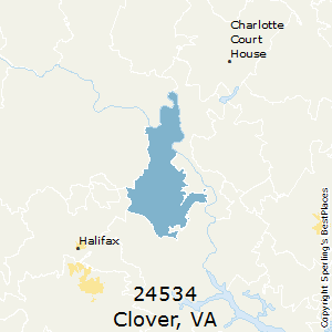 Clover (zip 24534), VA