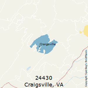 Craigsville (zip 24430), VA