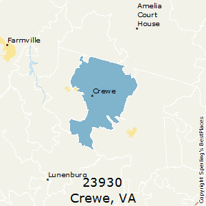 Crewe (zip 23930), VA