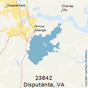 Disputanta (zip 23842), VA