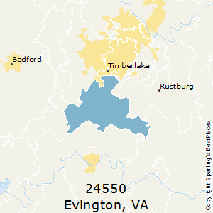 Evington (zip 24550), VA