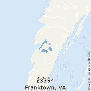 Franktown (zip 23354), VA