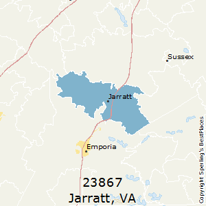 Jarratt (zip 23867), VA