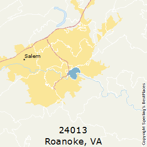 Roanoke Va Zip Code Map
