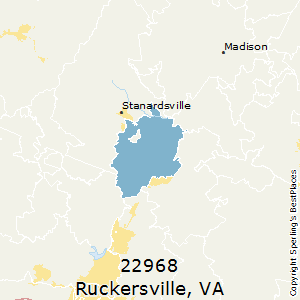 Ruckersville (zip 22968), VA