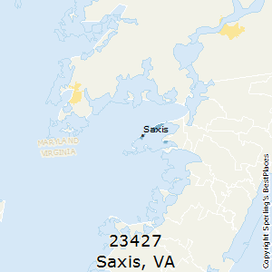 Saxis (zip 23427), VA