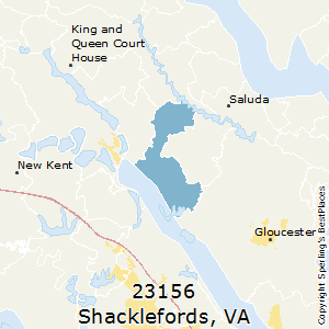 Shacklefords (zip 23156), VA