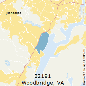 Woodbridge Va Zip Code Map - Map