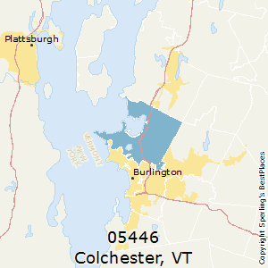 Colchester (zip 05446), VT