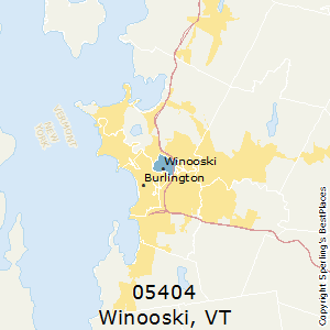 Winooski (zip 05404), VT