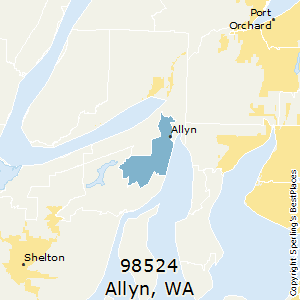 Allyn (zip 98524), WA