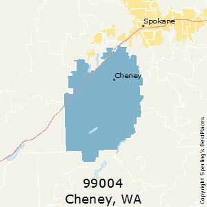 Cheney (zip 99004), WA