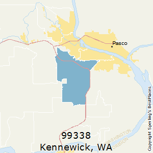 Kennewick Wa Zip Code Map - Map