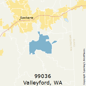 Valleyford (zip 99036), WA