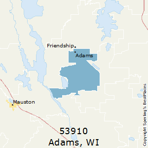 Adams (zip 53910), WI
