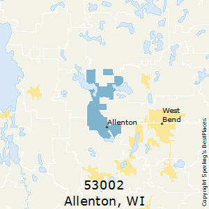 Allenton (zip 53002), WI