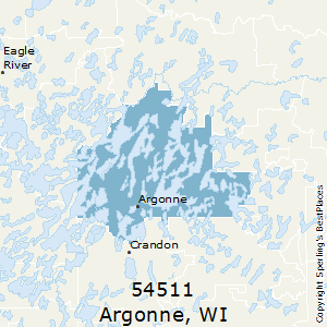 Argonne (zip 54511), WI