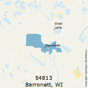 Barronett (zip 54813), WI