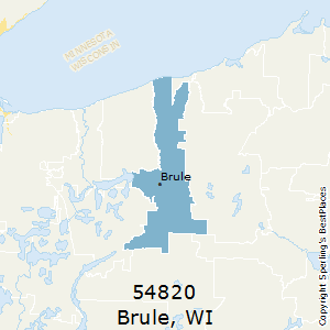 Brule (zip 54820), WI