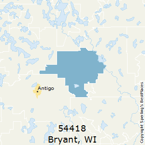 Bryant (zip 54418), WI