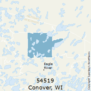 Conover (zip 54519), WI