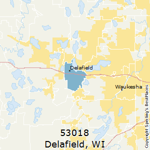 Delafield (zip 53018), WI