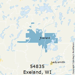 Exeland (zip 54835), WI