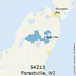 Forestville (zip 54213), WI