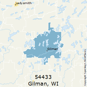 Gilman (zip 54433), WI