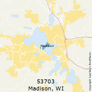 Madison (zip 53703), WI