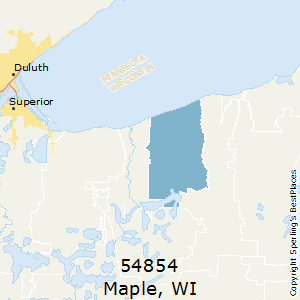 Maple (zip 54854), WI
