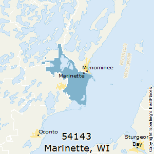 Marinette (zip 54143), WI