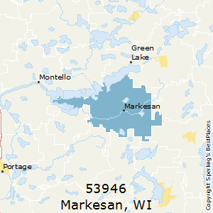 Markesan (zip 53946), WI