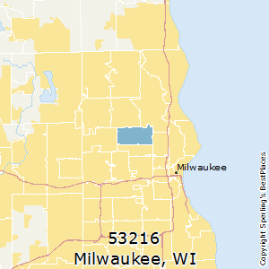 Milwaukee (zip 53216), WI